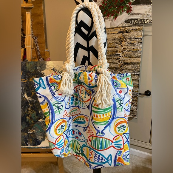 Hand Crafted | Bags | Large Beach Bag Handmade | Poshmark